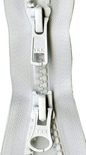 #5 Molded Vislon YKK Jacket 2-Way Separating Zipper - Choose Your Color ...