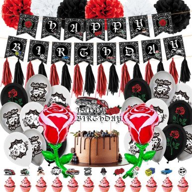 56Pcs Cholo Themed Birthday Party Decorations Old School Black Cholo ...