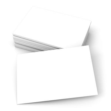 321Done 3.5 x 5 Small Blank White Cards (Set of 50) - Thick, Heavy ...