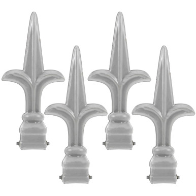 Yardenfun 4pcs Fence Topper Finials Decorative Post Finials Garden ...