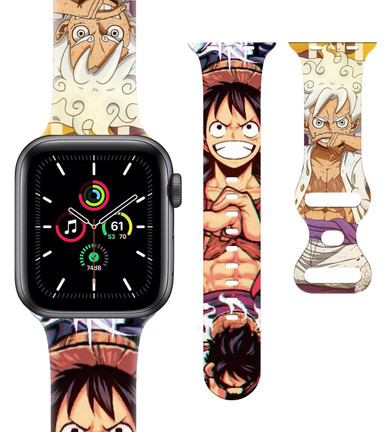 Anime Watch Band Compatible with Apple Watch Band 38mm 40mm 41mm ...