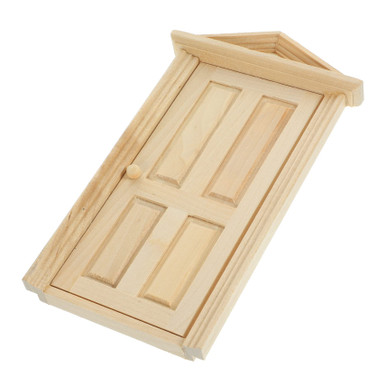 KOMBIUDA Mini Wooden Door Dollhouse Door Frame 1:12 Wood Door Dollhouse ...