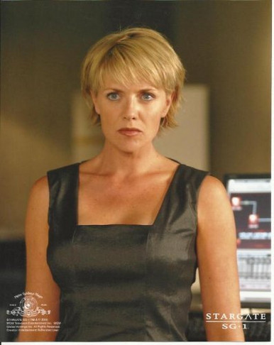 Stargate SG-1 Amanda Tapping as Samantha Carter in Black Dress 8 x 10 ...