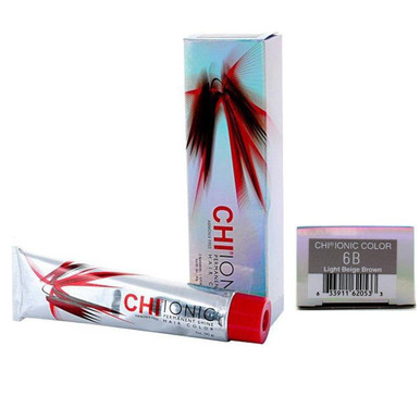 Chi Ionic Permanent Shine Hair Color 6B Light Beige Brown ...