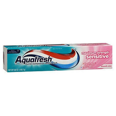 Aquafresh Sensitive Maximum Strength Triple Protection Fluoride ...