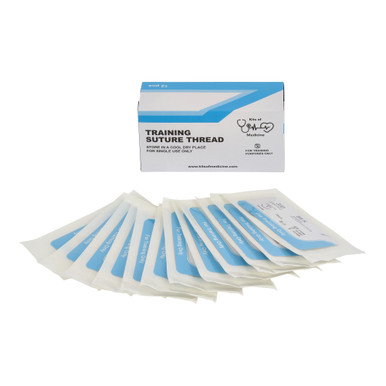 Silk Suture Thread (12 Pack) | Best Suture Practice Thread | for ...