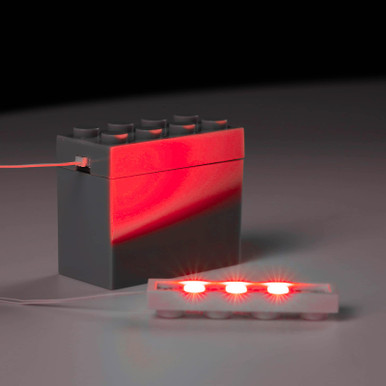 BrickBling 4in1 Red LED Lights for Lego Bricks(1 Piece) with Button ...