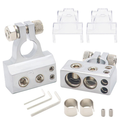 Recoil RBT Battery Terminal Connectors, 0/2/4/6/8 AWG Heavy Duty ...