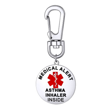 Emergency Keychain Gifts for Friend Id Tag for Medicine Travel Bag ...