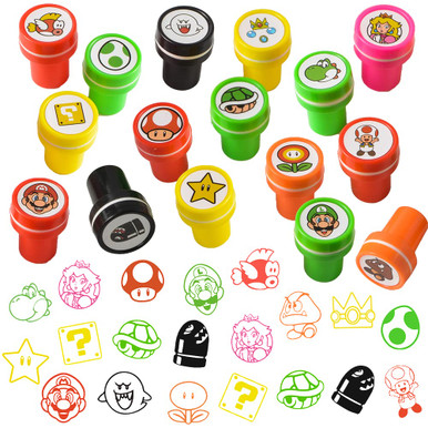 32 Pcs Super Theme Stamps For Kid's Birthday Party Favors Birthday ...