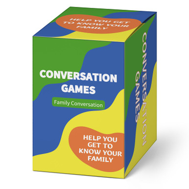 Poen 1 Box of Family Conversation Cards Dinner Talk Card Game Table ...