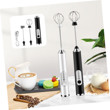 RORPOIR Electric Mixer Flat Whisk Drink Mixer Foam Egg Mixer Whisks ...