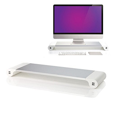 Monitor Stand INVESCH Spacebar Aluminum Monitor Stand Docking Station ...