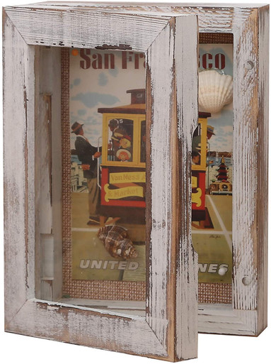 BECTSBEFF 5x7 Shadow Box Frame, 4x6 Shadow Box Display Case with Glass ...