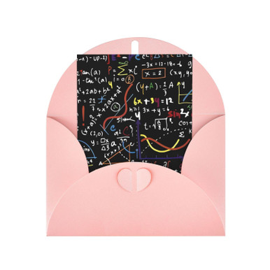 VTCTOASY Math Formula Blank Greetings Cards With Envelopes 4'' X 6 ...