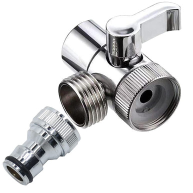 Brass Faucet Valve Diverter Adapter, Switch Faucet Aerator Adapter Sink ...