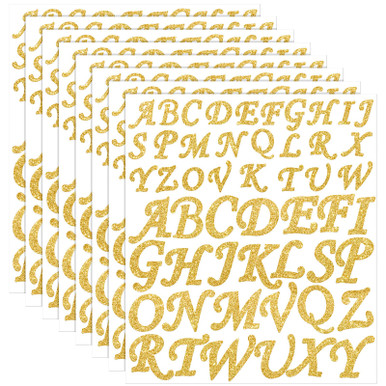 Tenceur 416 Pcs 8 Sheets Self Adhesive Vinyl Letter Alphabet Number ...