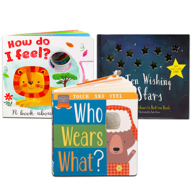 Touch and Feel Board Books For Toddlers 1-3 ~ Bundle with Cute Animal ...