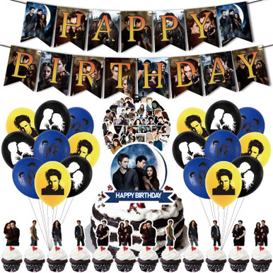 Twilight Saga Birthday Party Decorations,Cartoon Theme Party Supplies ...