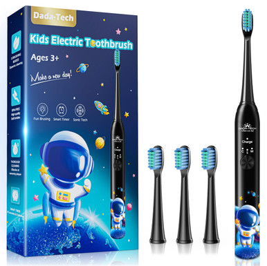 DADA-TECH Kids Electric Toothbrush Rechargeable, Soft Tooth Brush with ...