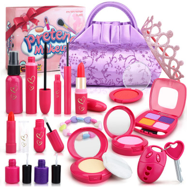 Pretend Makeup for Toddlers, Fake Makeup Set for Little Girls, Kids ...