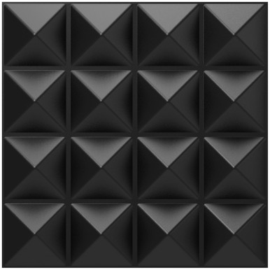 TroyStudio Acoustic Sound Diffuser Panels, 12 X 12 X 1 inches 8 Pcs PVC ...