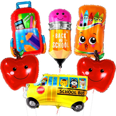KatchOn, Big Back To School Balloons Set - 30 Inch, Pack of 6 | School ...