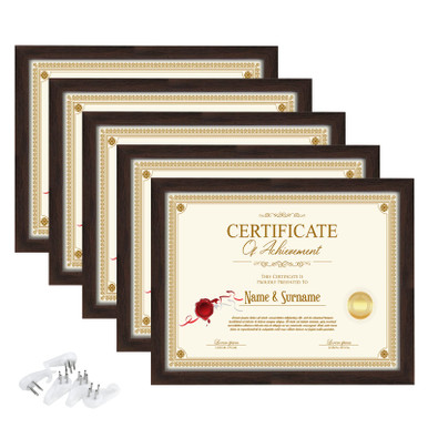 Tasybox 8.5x11 Document Frame Certificate Diploma Frame with High ...
