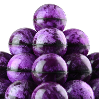 Entervending Bouncy Balls - Rubber Balls for Kids - Purple Bowling ...