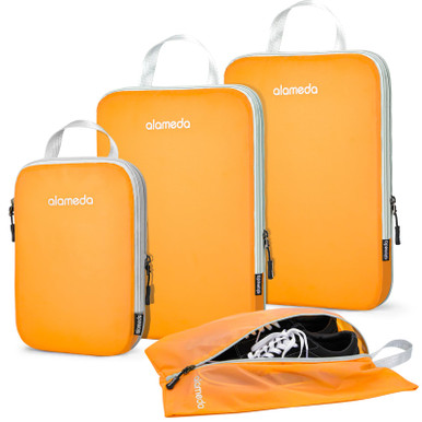 Alameda 4 Set Compression Packing Cubes for Suitcases - Lightweight ...