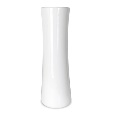 TDIAVH White Ceramic Flower Vase,12 Inch Modern Tall Textured Vases for ...