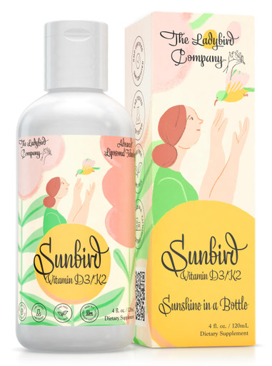 The Ladybird Company Sunbird Vitamin K2 and D3 Supplement - D3/K2 ...