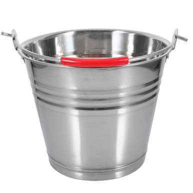 Healifty Stainless Steel Bucket Ice Bucket with Lid Heavy Duty Dog ...