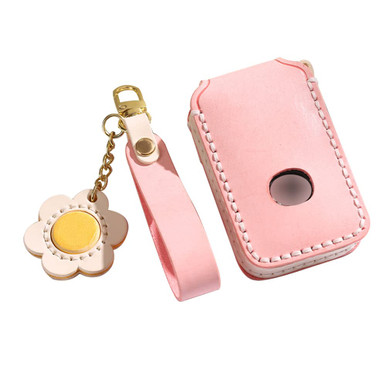 HIBEYO Leather Key Fob Cover 3 Buttons for Mazda 3 Alexa CX-30 CX-3 CX ...