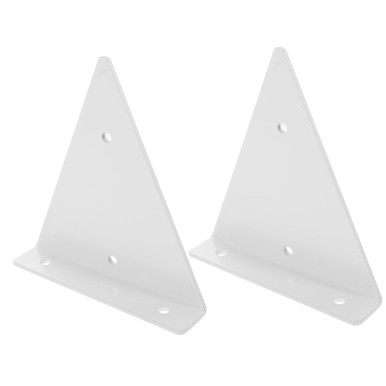 NOLITOY 2 Sets Shelf Bracket Floating Shelf Hardware Metal Angle ...