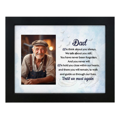 Dad Memorial Shadow Box Memorial Gifts for Loss of Father, Dad Picture ...