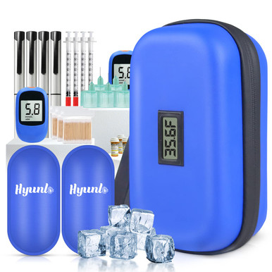 Insulin Cooler Travel Case Diabetic Refrigerated Medical Travel Case ...