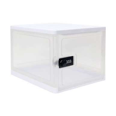 GIIYAA Clear Lockable Storage Box for Food?Tech and Home Safety ...