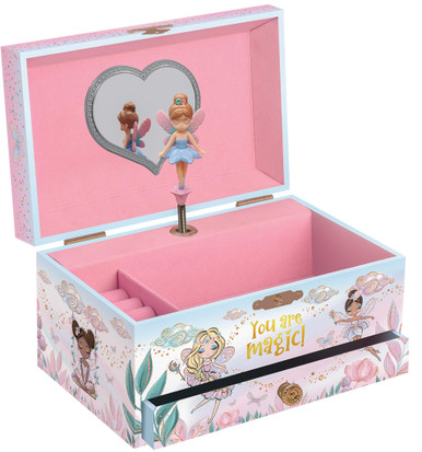 Musical Fairy Jewelry Box for Girls - Kids Music Box with Spinning ...