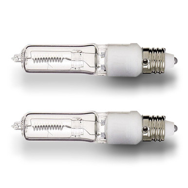 New Triangle Bulbs T10401-2 120V 75W E11 Base Mini Candelabra Halogen ...
