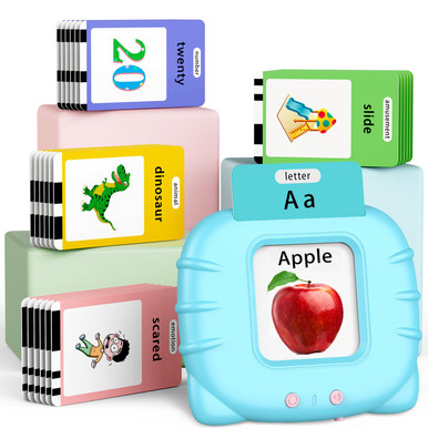 Eaever 520 ABC Sight Words Talking Flash Cards with Number/Shapes ...