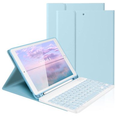 LAMA Wireless Keyboard Case for iPad 10.2" 9th 8th 7th Generation ...