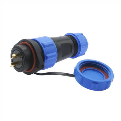 BASNI SP2110 Flange Connector SP21 2/3/4/5/7/9/12 Pin IP68 Power Cable Connector Male Plug and ...