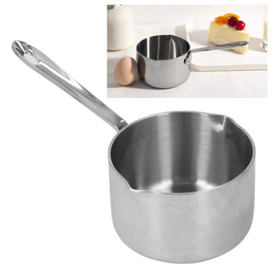 Small Milk Pan Stainless Steel Hot Milk Pot Mini Sauce Pot Butter ...