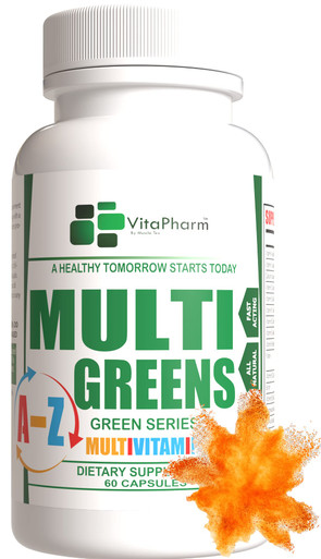 Multi Greens Multivitamin - Full Spectrum Complex - with Vitamin B ...