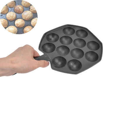 lesiega Takoyaki Maker Baking Pan Non-Stick Aebleskiver Pan Stuffed ...