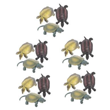 ERINGOGO 15 Pcs Turtle Model Sea Creatures Toys for Kids Sea Animals ...