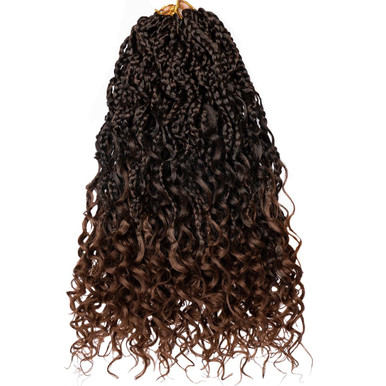 Beverlee Boho Box Braids 8 Packs Goddess Box Braids 12 Inch Bohemian ...