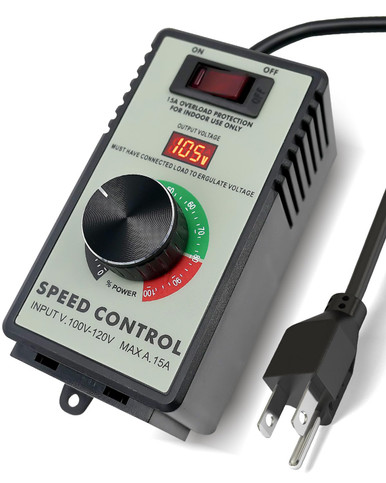 Variable Speed Controller, 120V 15 AMP AC Motor Speed Controller for ...