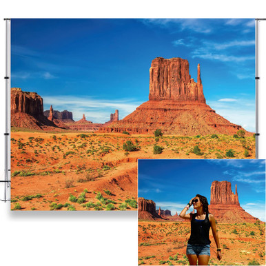 LFEEY 10x8ft Desert Scenery Background for Photography America Western ...